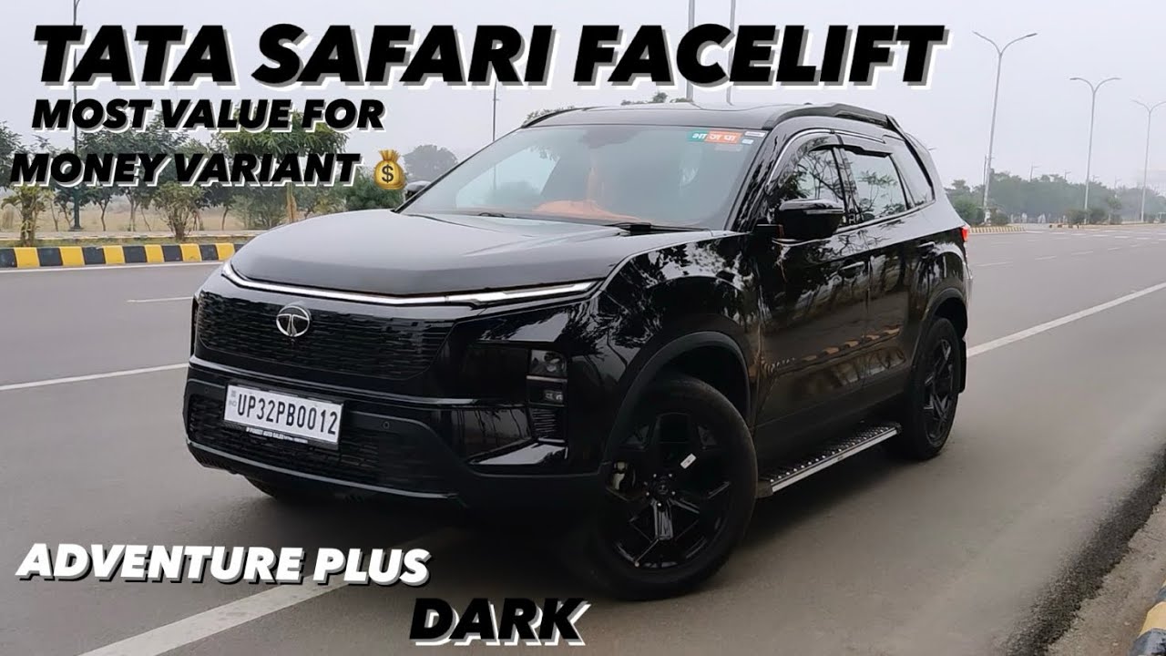 Tata Safari Facelift Adventure plus Dark | Most VFM Variant 🔥| Full ...