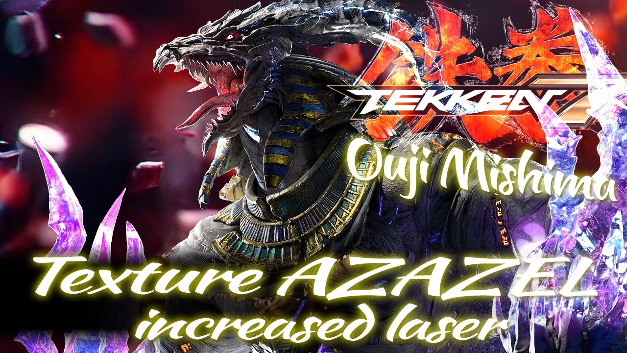 TEKKEN 7 Azazel texture increased laser - YouTube