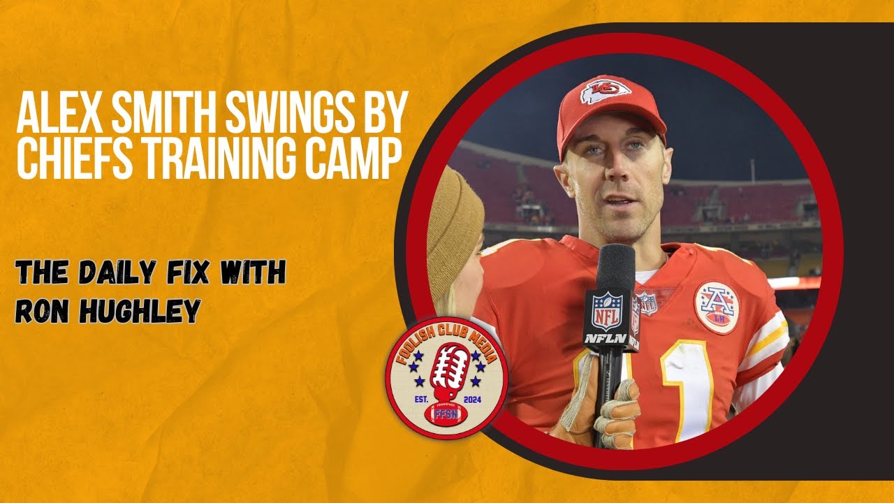 Alex Smith stops by #Chiefs training camp - YouTube