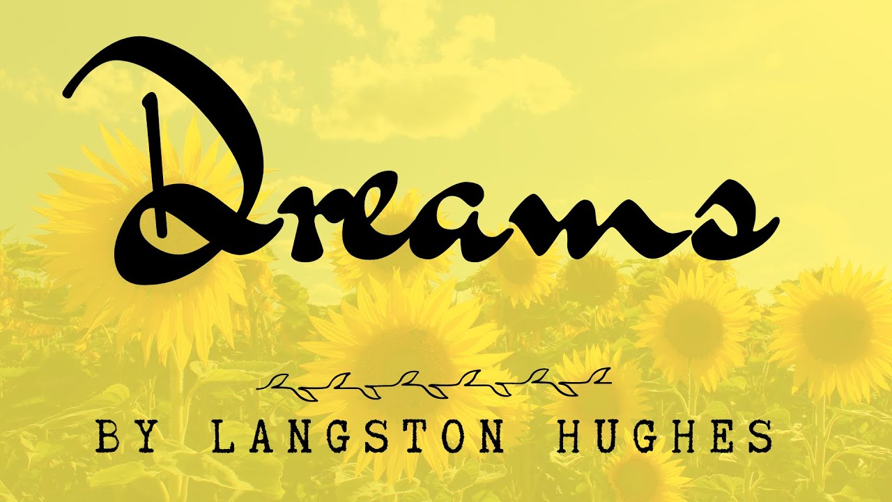 Dreams by Langston Hughes | Poetry - YouTube