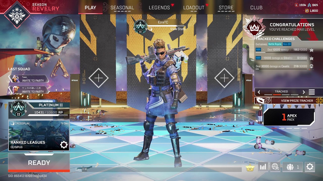 APEX S16 RANK SOLO TO MASTER GOGO!! EzraTC - YouTube