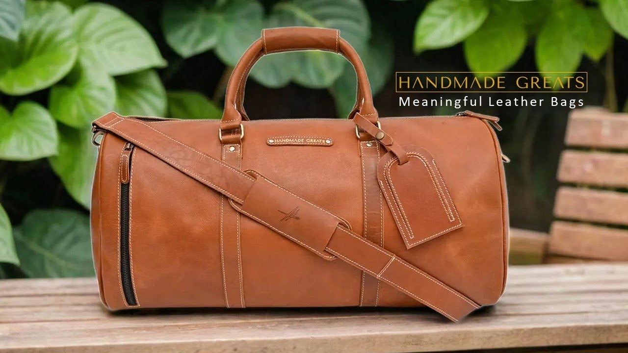 Handmade Greats Travel Bags - YouTube