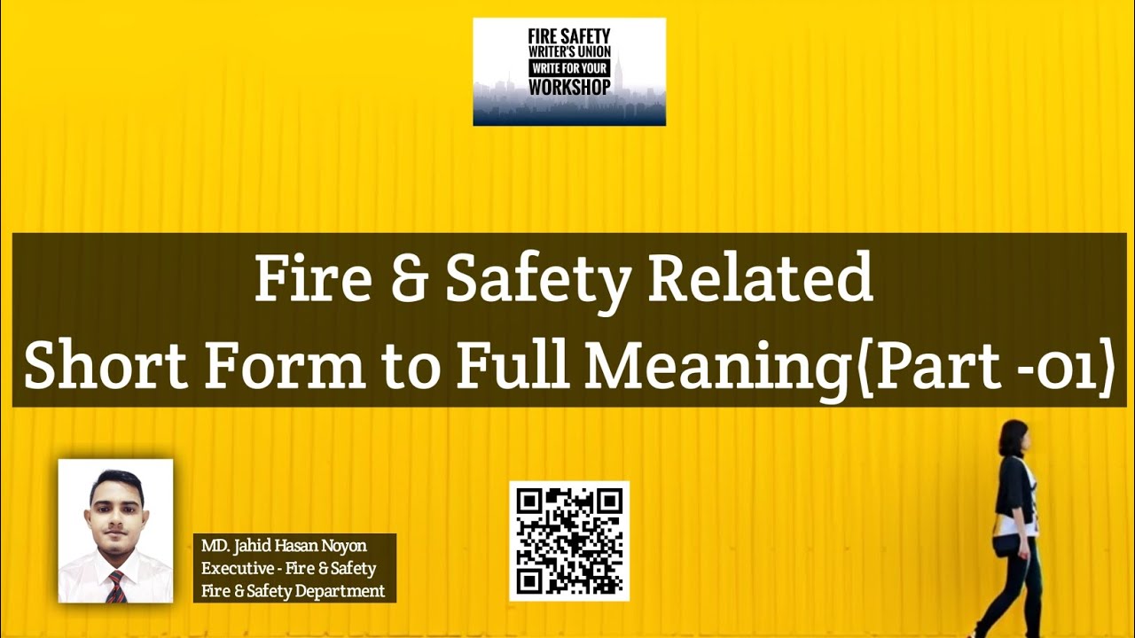 Fire and Safety Related - Short Form to Full Meaning (Part -01) - YouTube