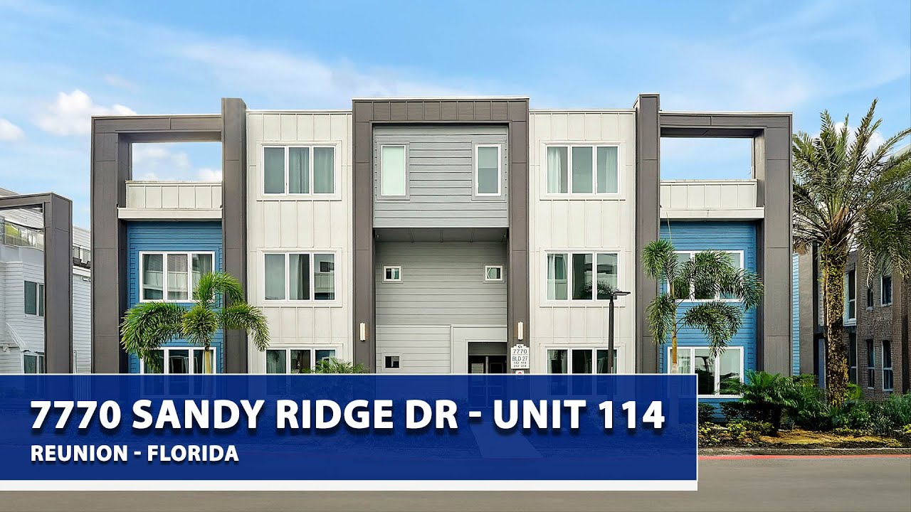 7770 Sandy Ridge Dr UNIT #114 - REUNION - Florida - YouTube
