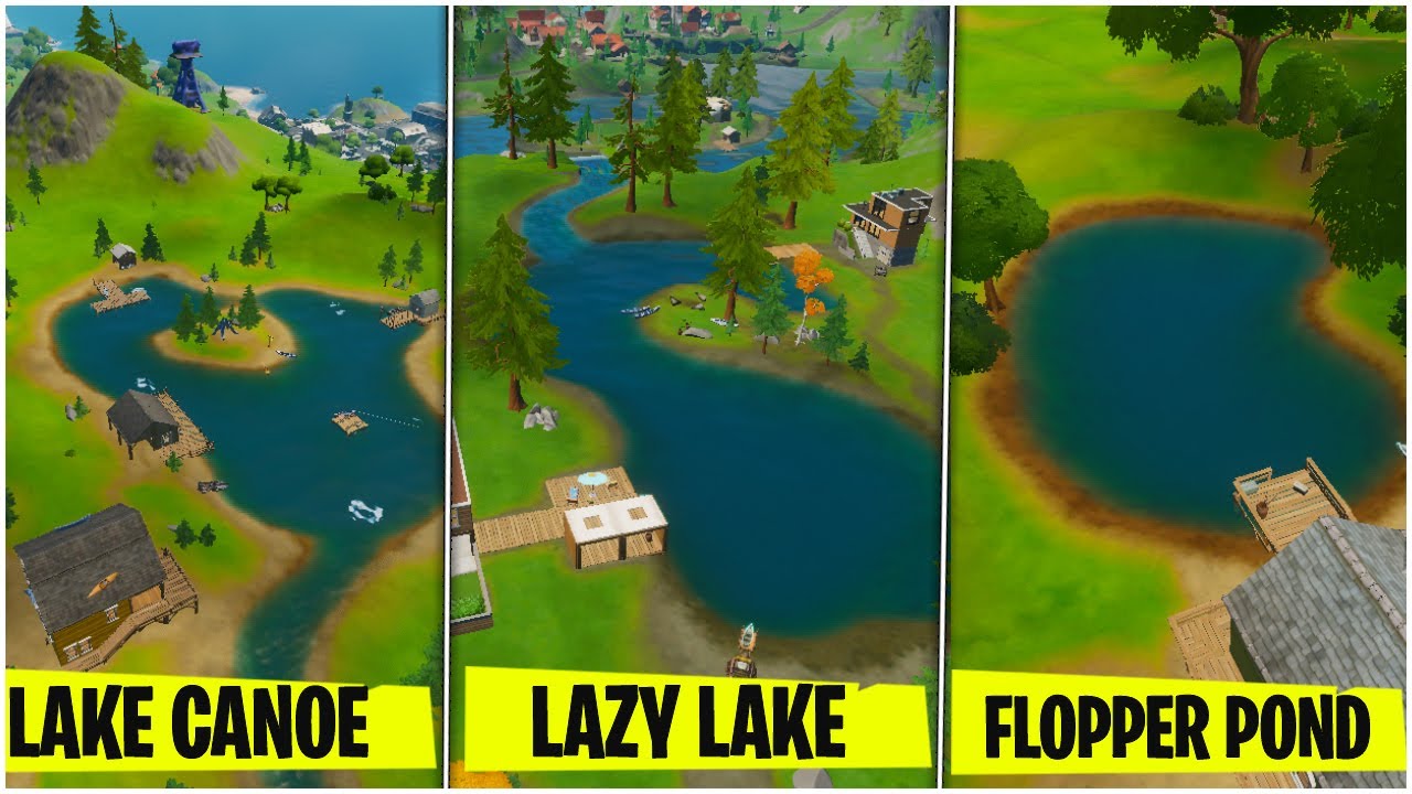 Catch a Fish at Lake Canoe lazy lake and Flopper Pond ! All Lakes ...