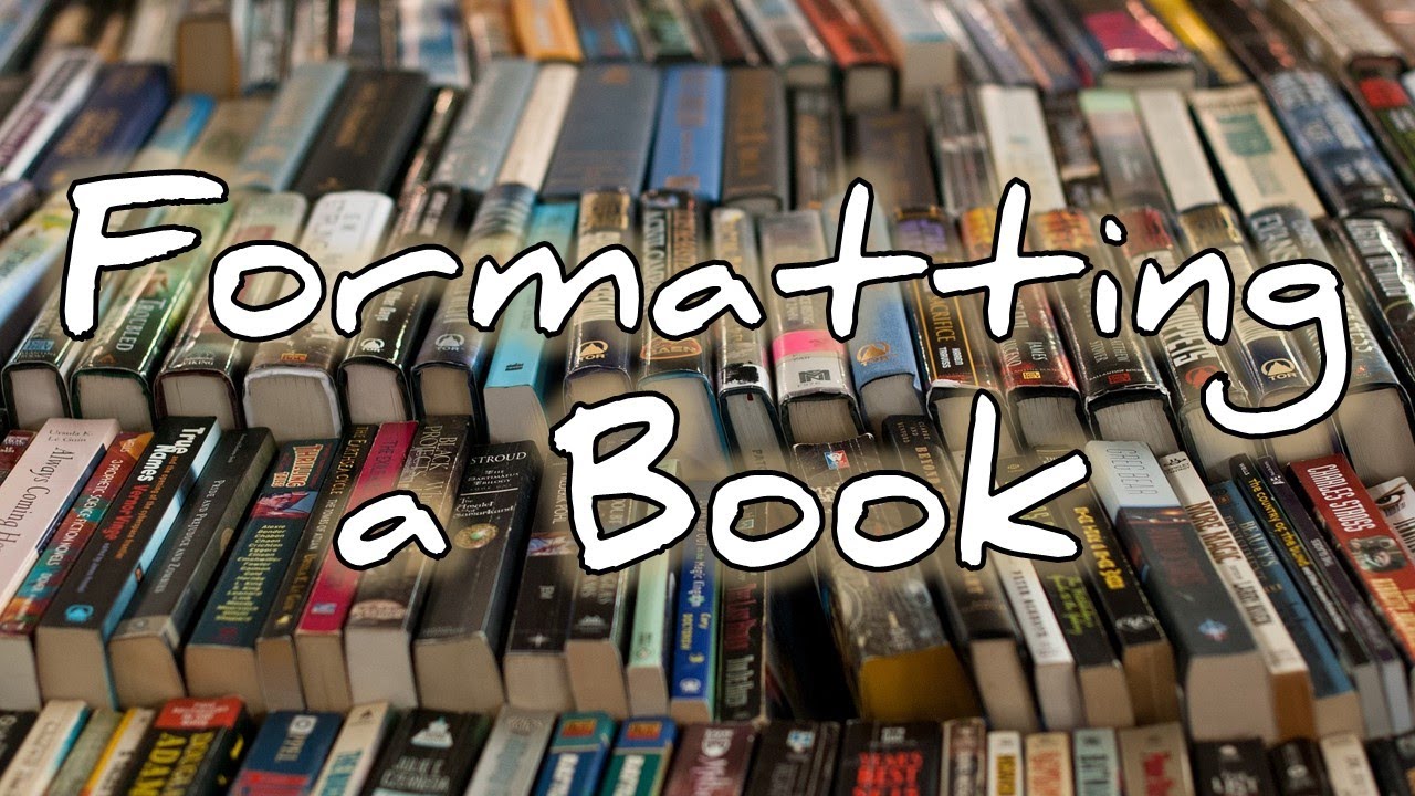How To Format Your Book For Print Publishing - YouTube