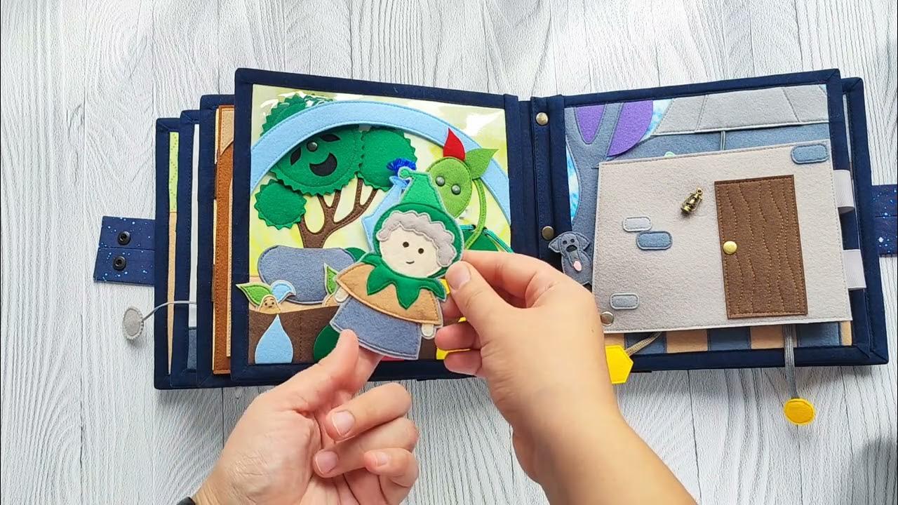 Книга из ткани и фетра "Гарри Поттер" для больших и маленьких - YouTube