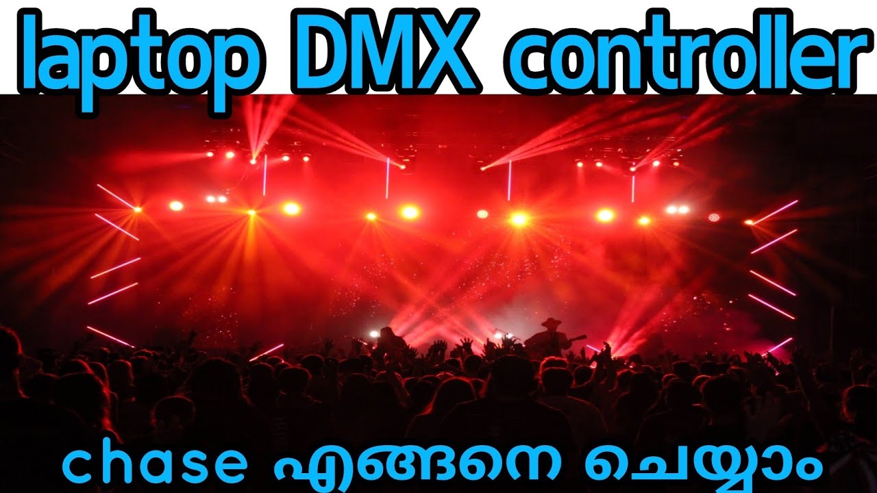 laptop dmx lcontrollerൽ എങ്ങനെ chase add ചെയ്യാം - YouTube