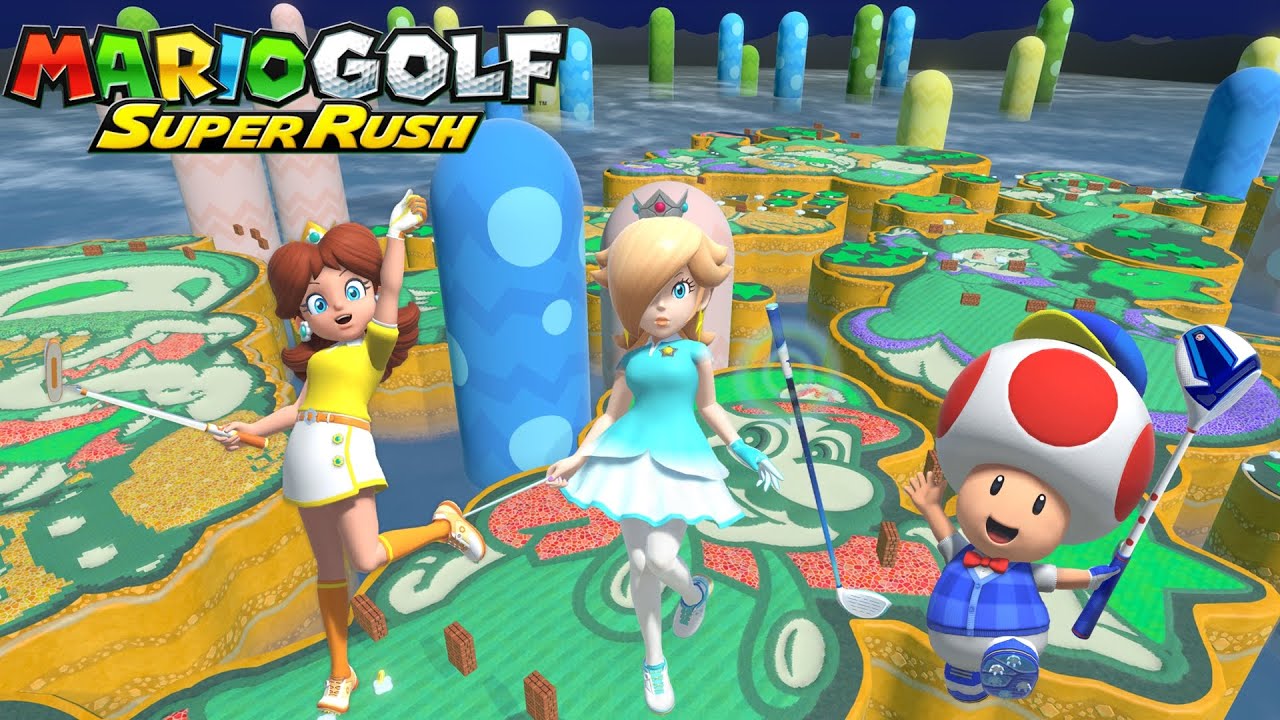 Mario Golf: Super Rush (Standard) - Daisy vs Rosalina vs Toad - All ...