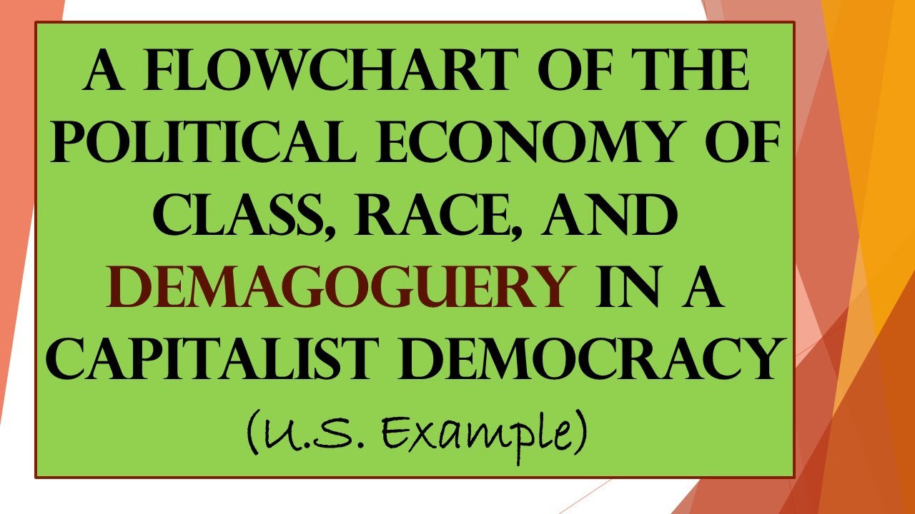 A Flowchart of the Political Economy of Class, Race, and Demagoguery (U ...