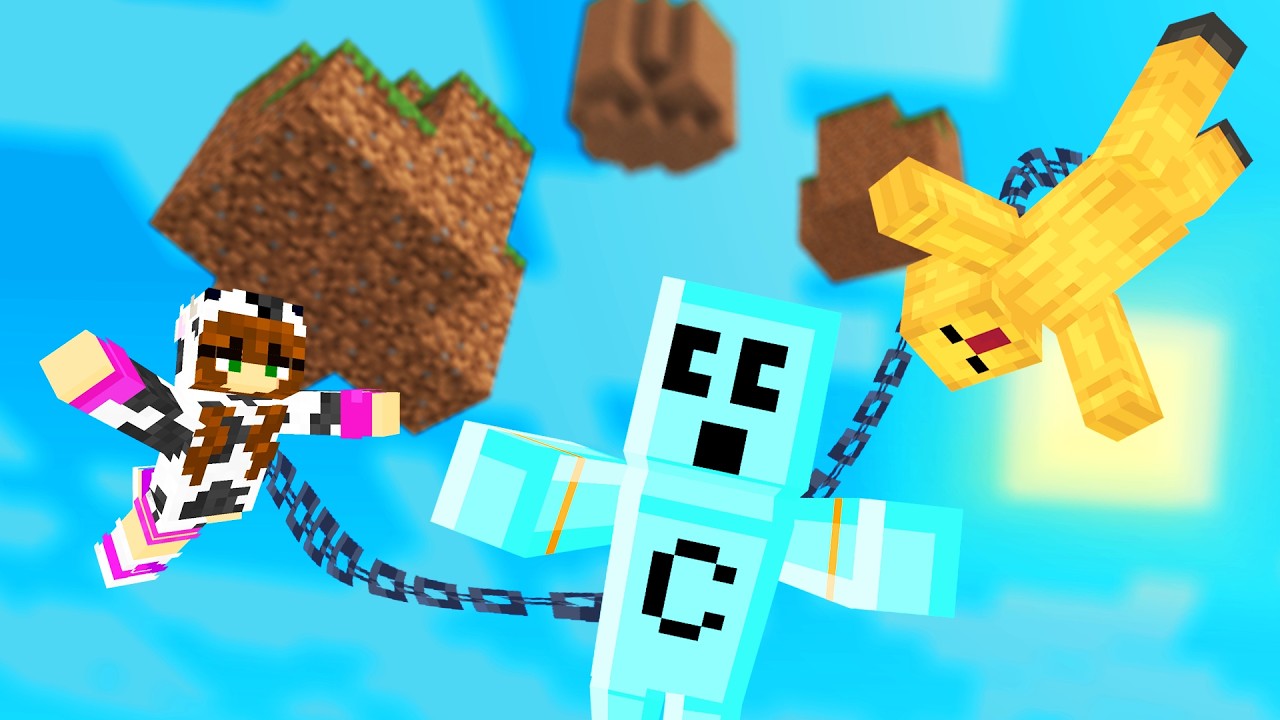 CHAINED TOGETHER Minecraft Parkour - YouTube