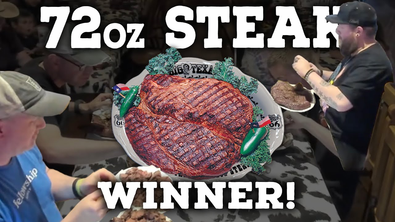 262 | 72oz Steak Challenge | Big Texan Live Stream - YouTube