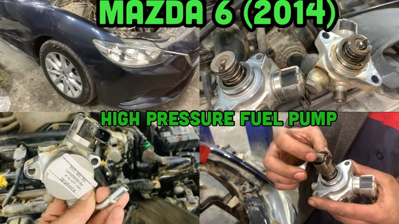 How to Replace High pressure Fuel pump MAZDA 6 (2010-2015) - YouTube