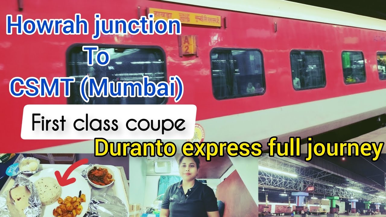 12262 First Class coupe Food review | Howrah Mumbai Duronto Express ...