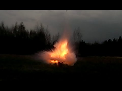 Black powder bomb explosion + slow motion #SHORTS - YouTube