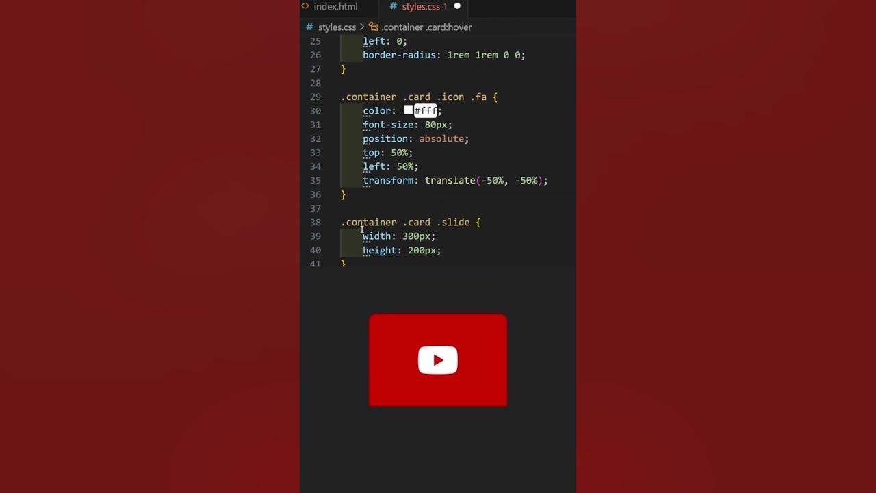 Html And Css Hover Card Effect Html Css Htmlcss Shorts Youtube