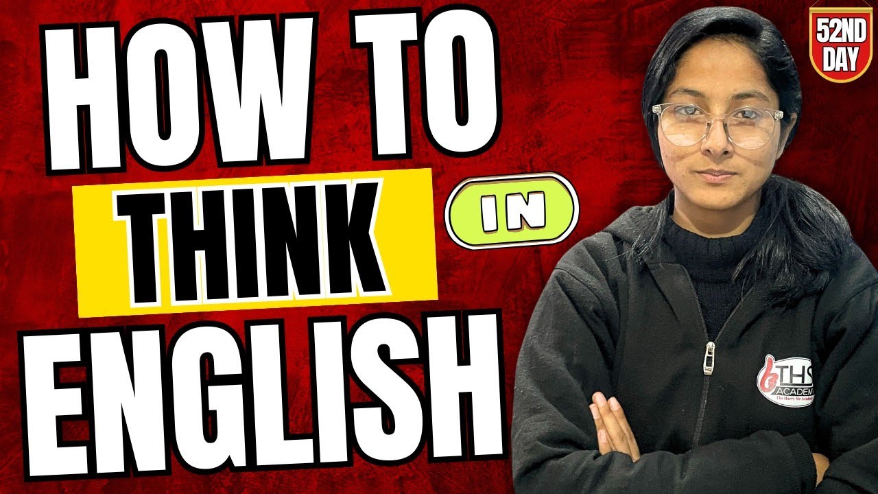 How to think in English | tips to think in English - YouTube