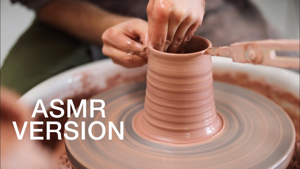 How to Throw and Trim an Angular Lidded Jar — ASMR Version - YouTube