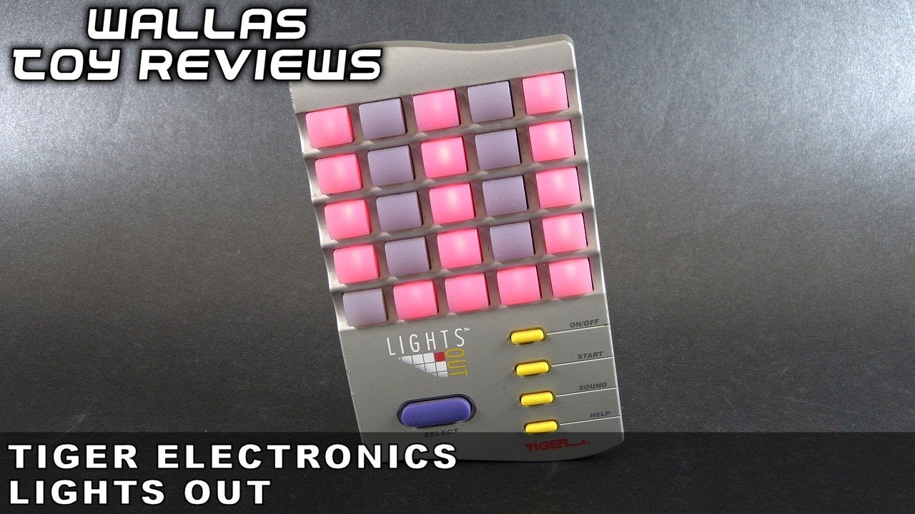 Tiger LIGHTS OUT electronic game | Wallas Toy Reviews - YouTube