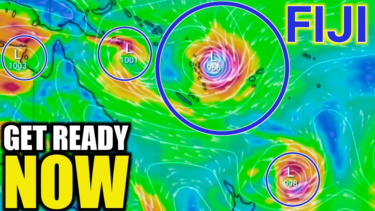 TD 08F Likely To Become Tropical Cyclone Near Fiji - YouTube