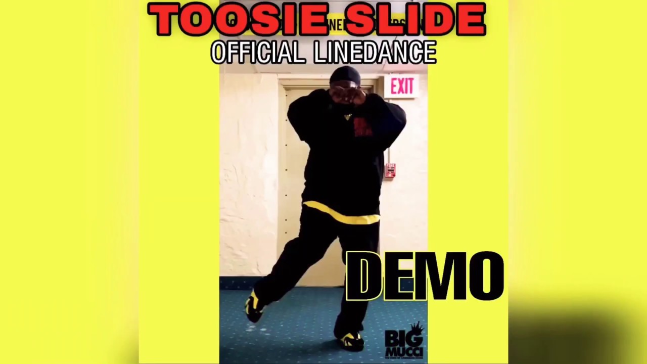 Toosie Slide - The OFFICIAL LINEDANCE 4 Wall Beginners Demo by Big ...