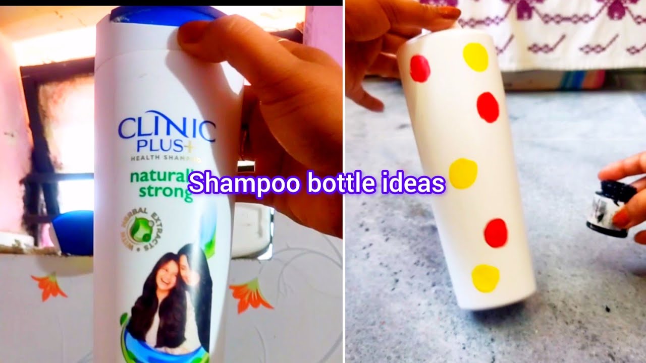 2 shampoo bottle ideas//DIY shampoo bottle/shampoo bottle garden hacks ...