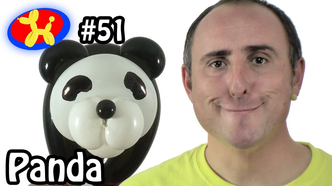 Balloon Panda - Balloon Animal Lessons #51 - YouTube