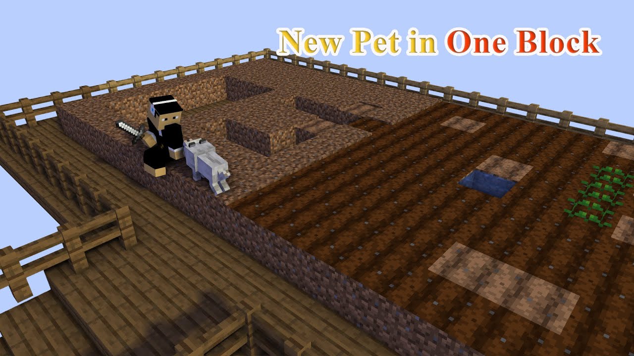 Time to play Minecraft one block and make carrot farm | Minecraft ...