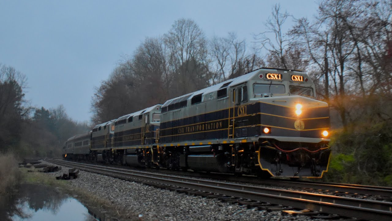CSX OCS train through Aberdeen Maryland - YouTube