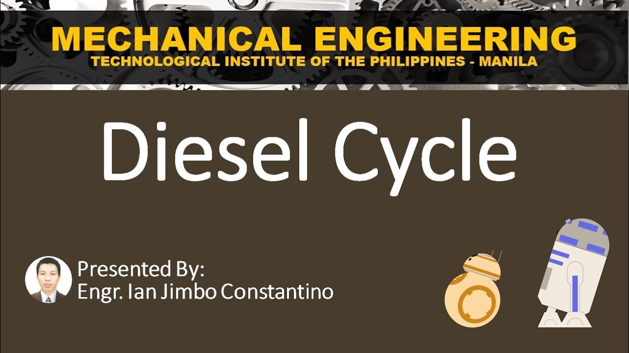 Diesel Cycle Sample Problem - YouTube