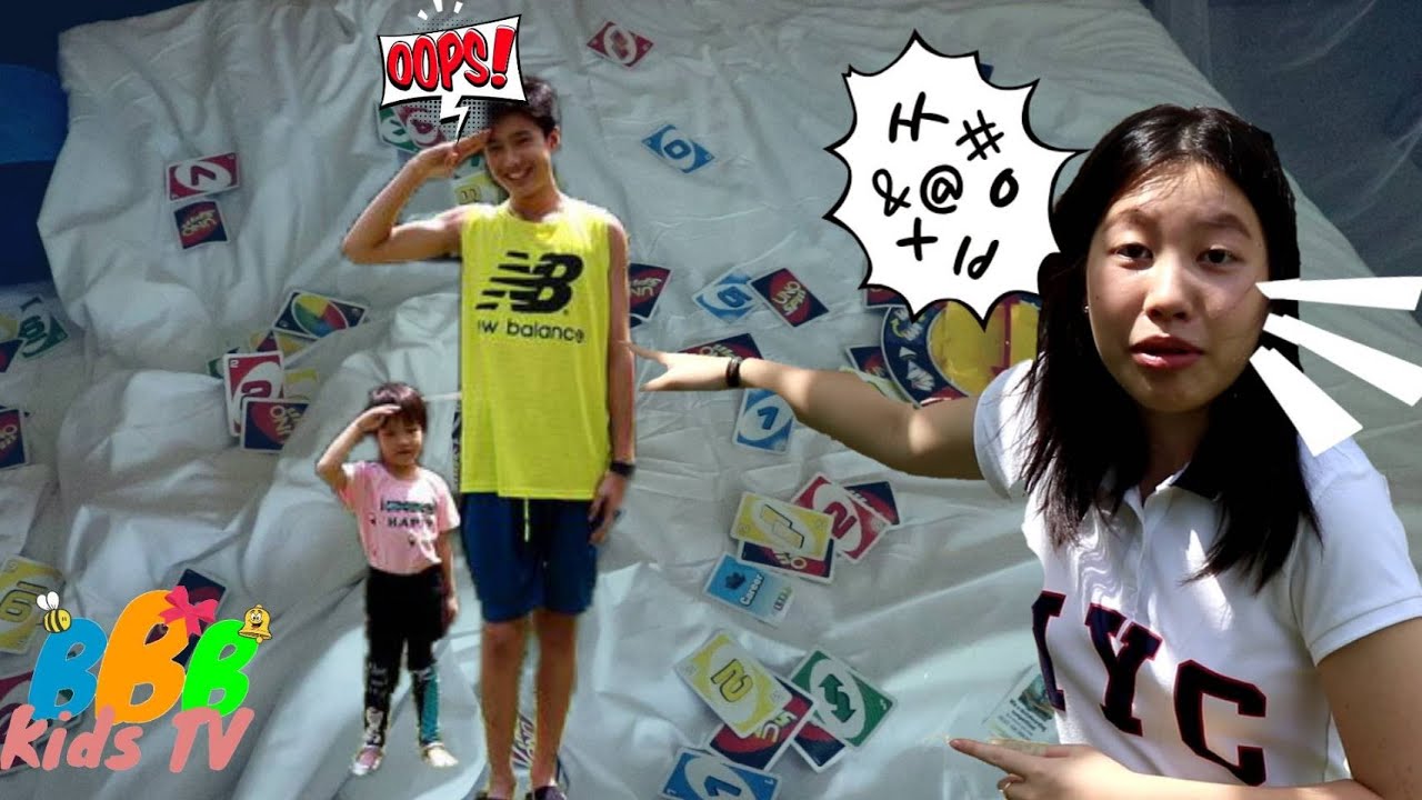 เมื่อโบนัสทำห้องเละ พี่บีเลยต้องแผลงฤทธิ์ I BBB Kids TV - YouTube