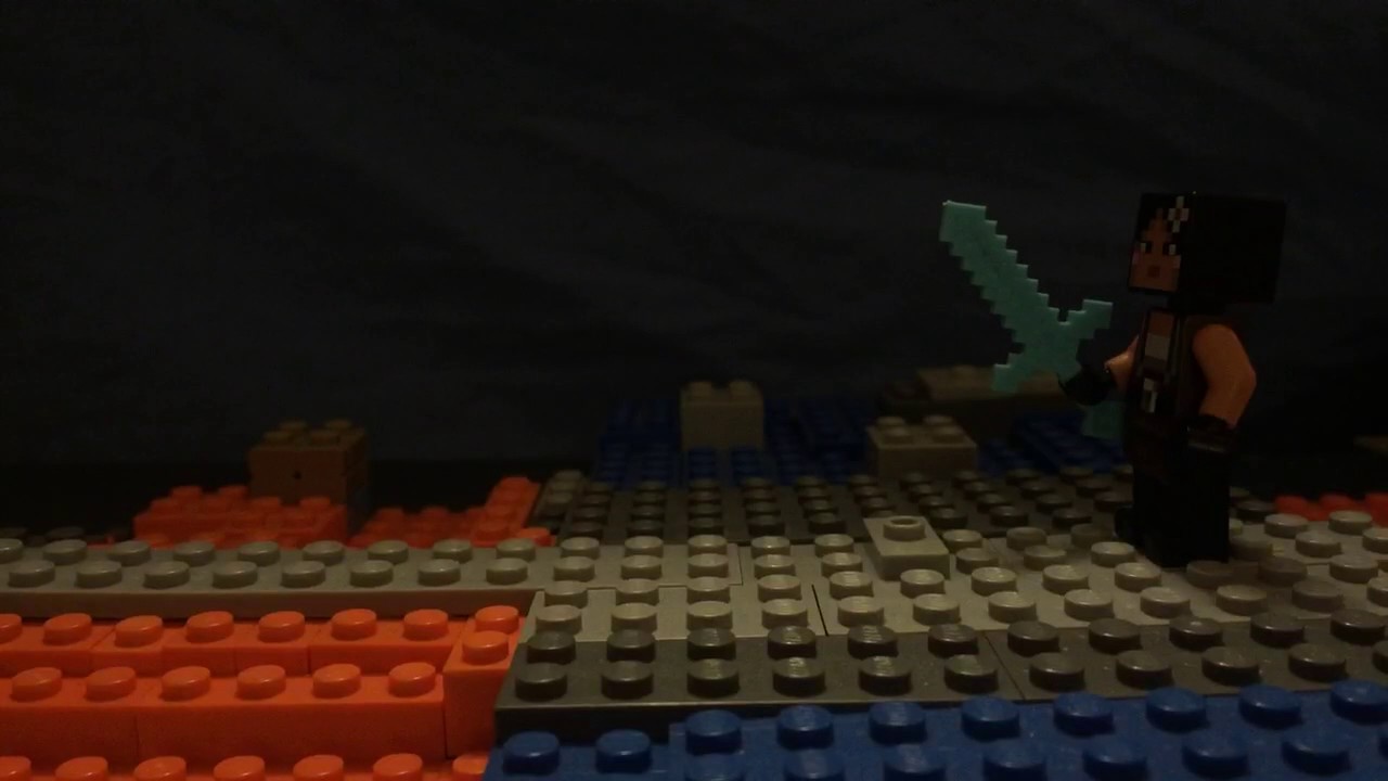 Lego Minecraft battle minigame - YouTube