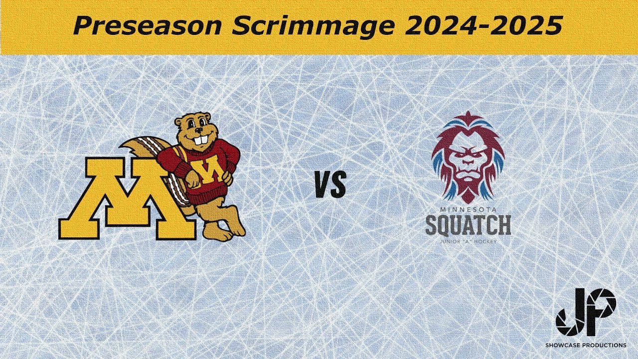 UM Gophers ACHA vs MN Squatch | Preseason Hockey - YouTube
