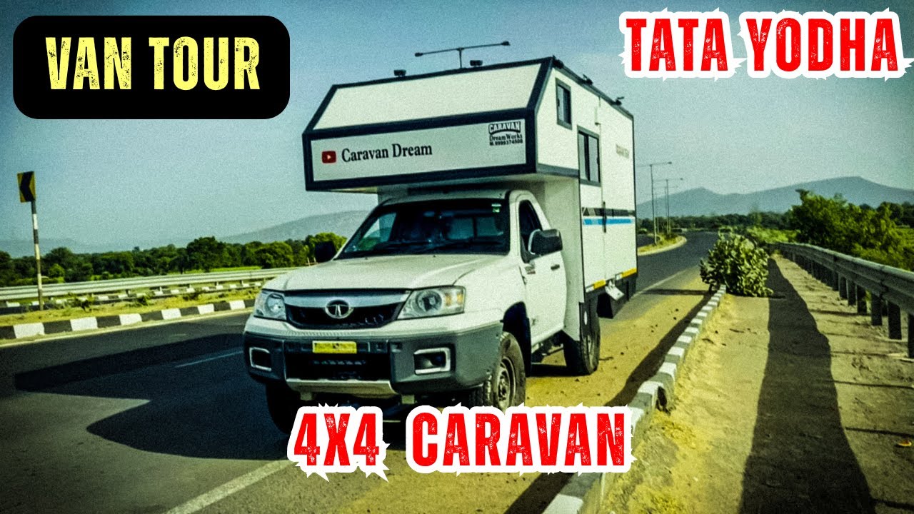 Tata Yodha 4x4 Van Tour | Custom Built Caravan Full Tour | Off-Roading ...