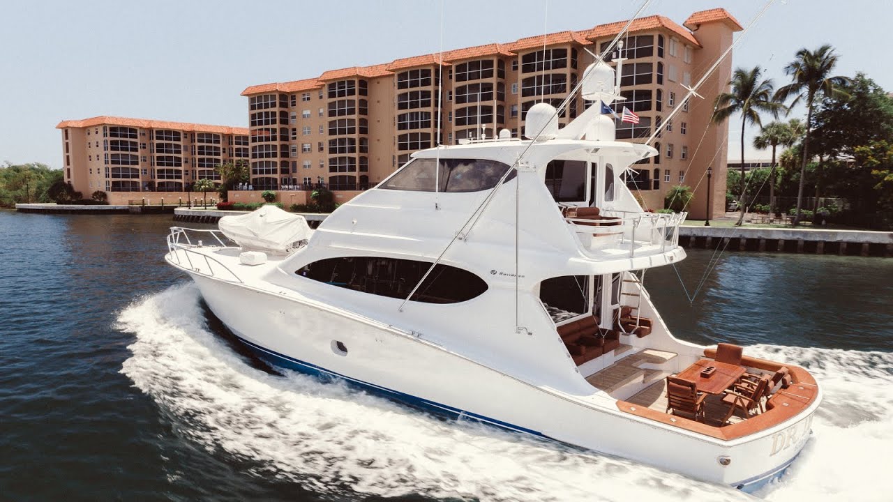 Hatteras 68C | "Dr. Dark" | Chris Cunningham , United Yacht Sales - YouTube