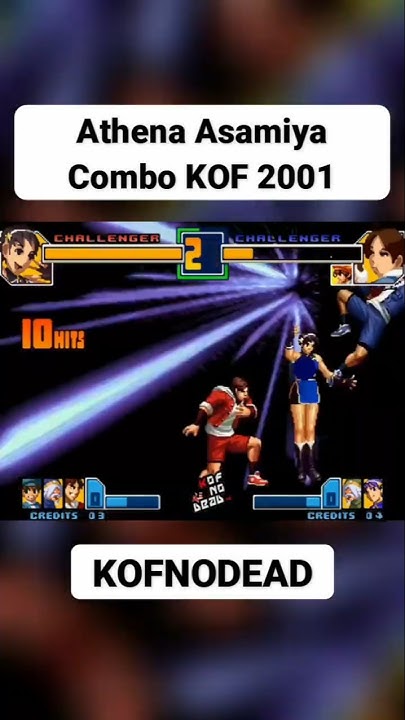 Athena Asamiya Combo KOF 2001 #arcade #kofnodead #comboskof #shorts #reels #athena #kof #kof2001 ...
