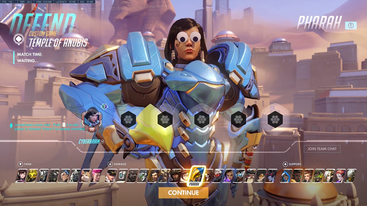 Overwatch - April Fools 2020, character list. - YouTube