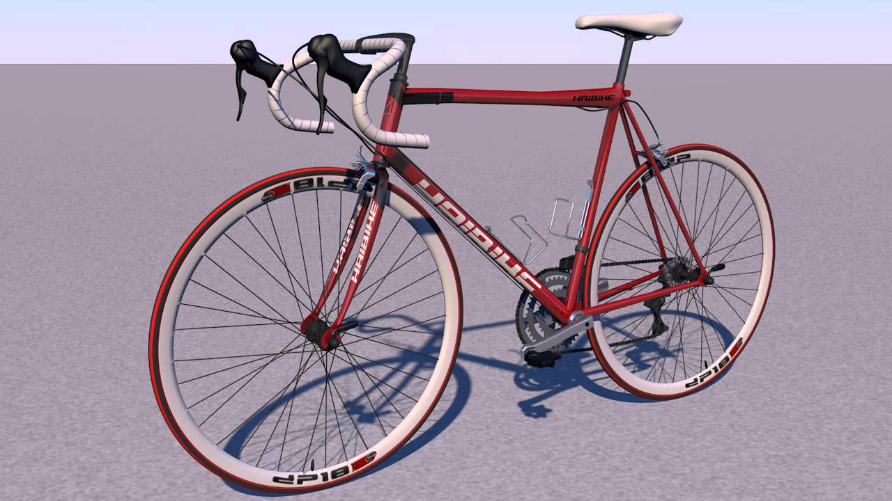C4D bicycle animation - YouTube