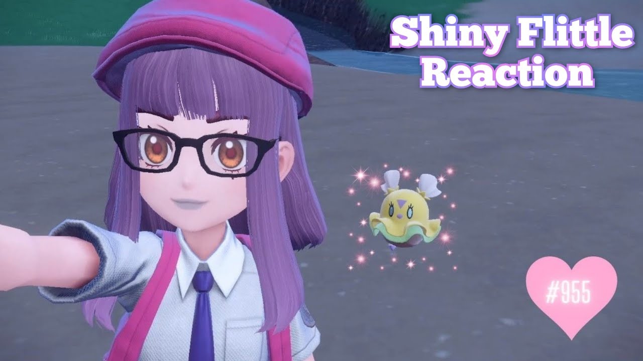 ♡Shiny Flittle + Evolution♡ Reaction MM 772 Eggs | Pokémon Violet - YouTube