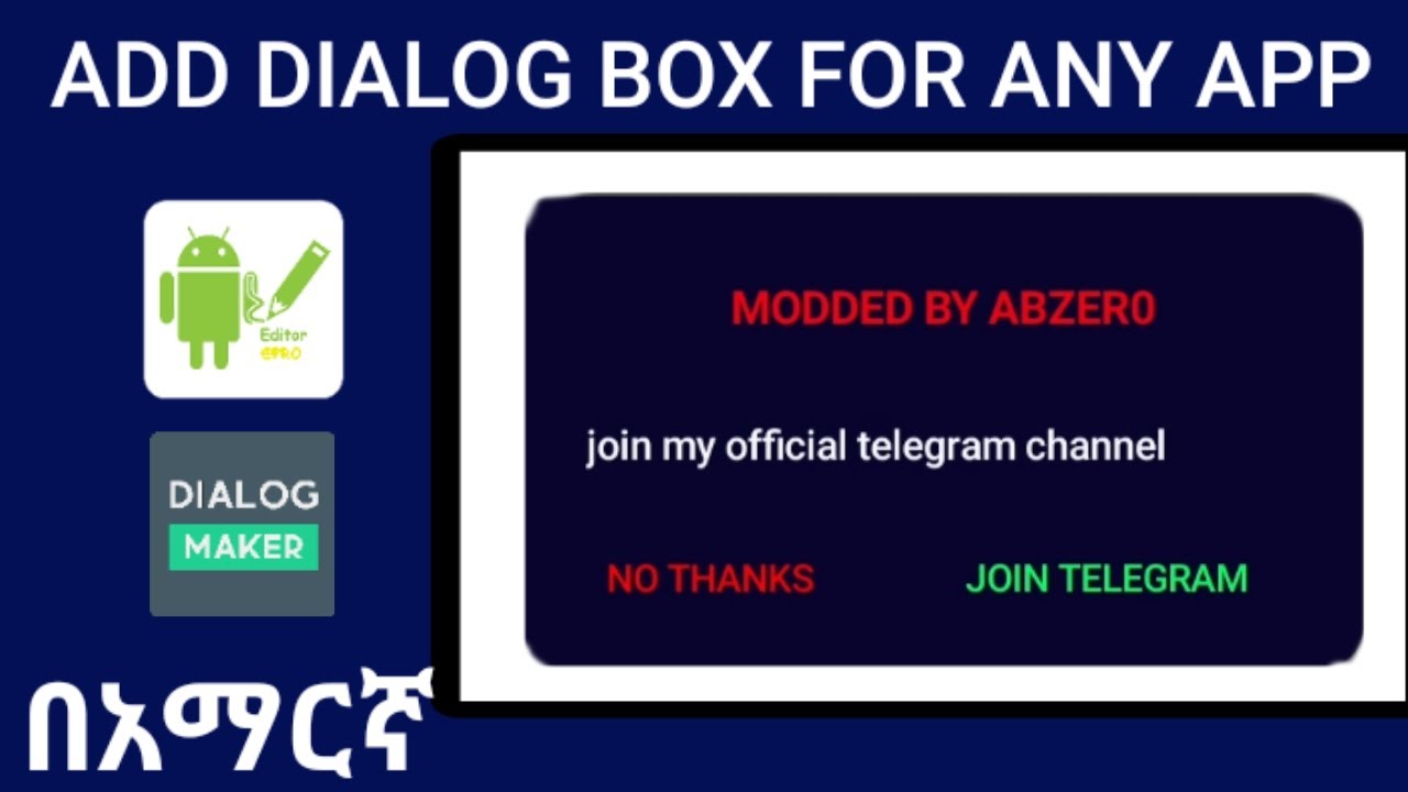 How To Make Custom Dialog For Any App How To Make Dialog Box For Your Mod Apk YouTube How To Make Custom Dialog For Any App How To Make Dialog Box For Your Mod Apk YouTube