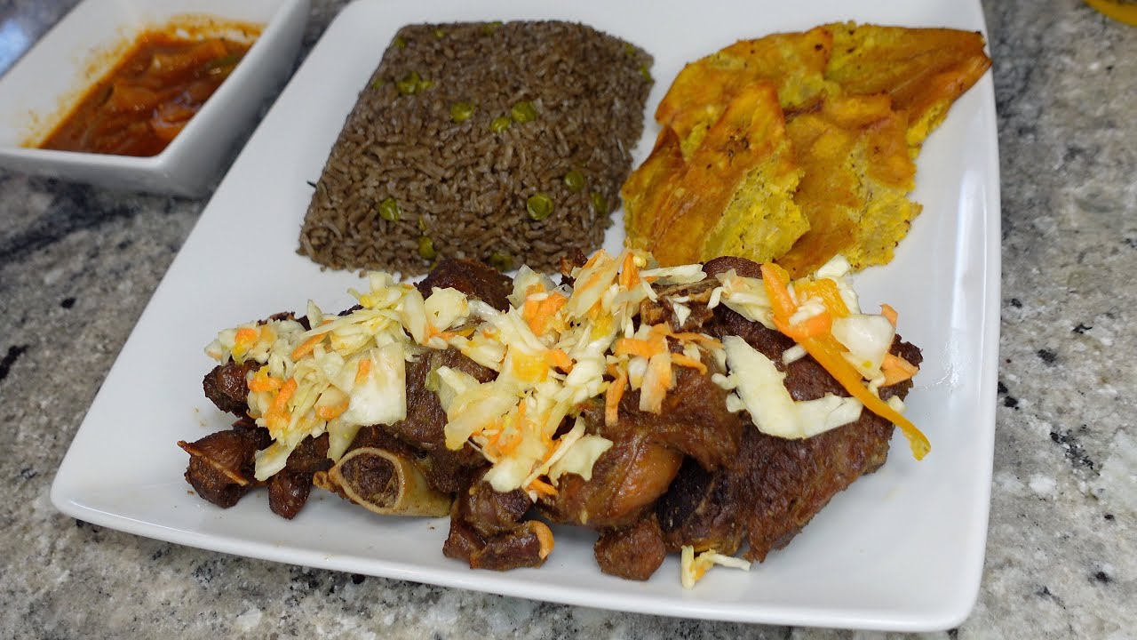 How to make Haitian 🇭🇹Tasso Turkey & Diri Djon Dion | COOKING WITH ...