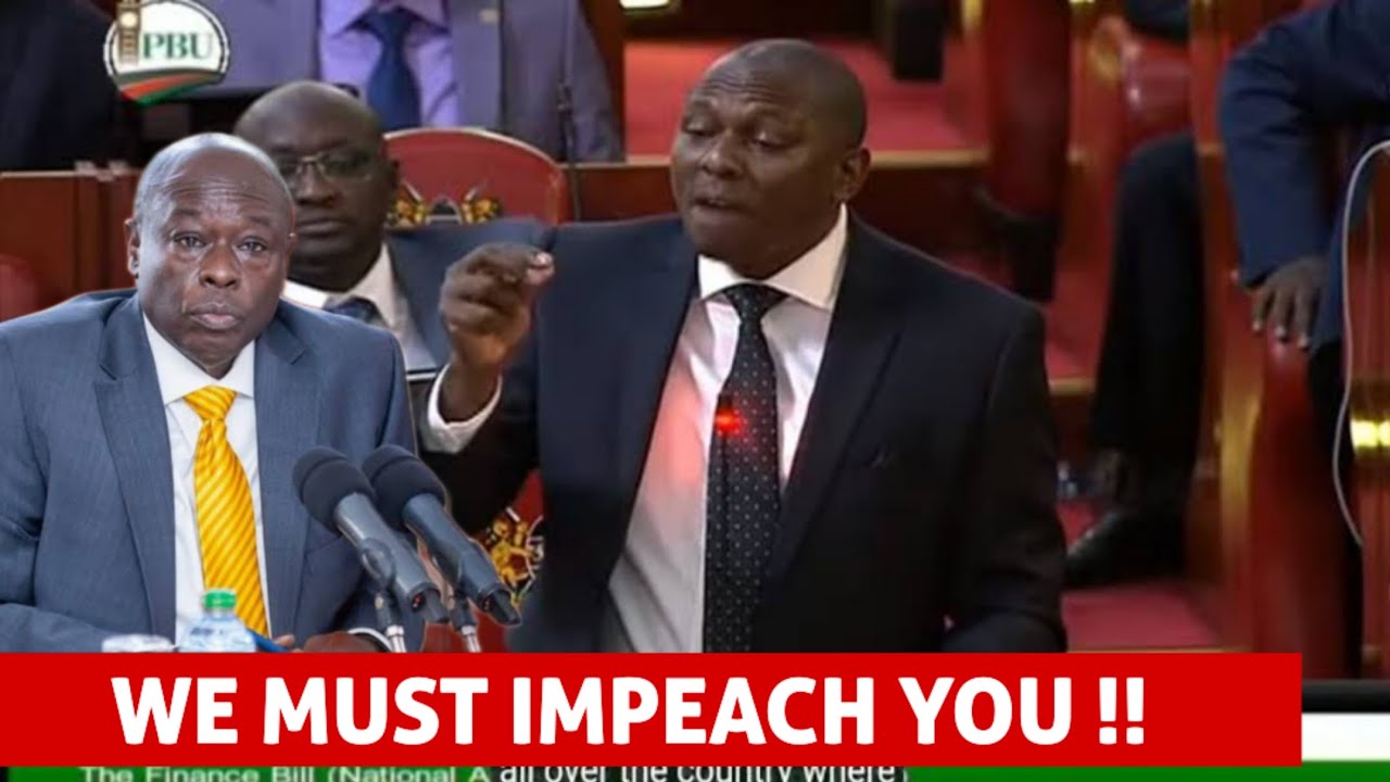 Gachagua We Must Impeach You Listen To Fearles Ichungwa What He Told