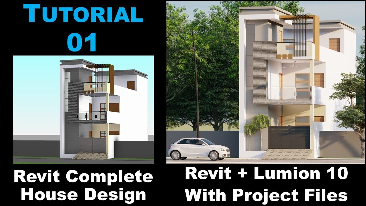 Revit Complete House Design | Tutorial 01 | with Lumion Rendering - YouTube