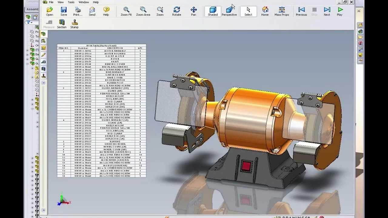 Inserting BOM Into A SolidWorks Assembly YouTube Inserting BOM Into A SolidWorks Assembly YouTube