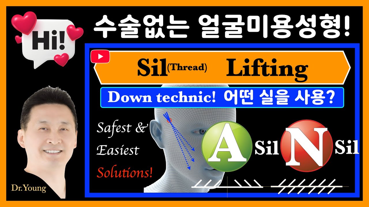 Sil(Thread) Lifting - Down technic에 어떤 실을 사용?! A sil & N sil - YouTube