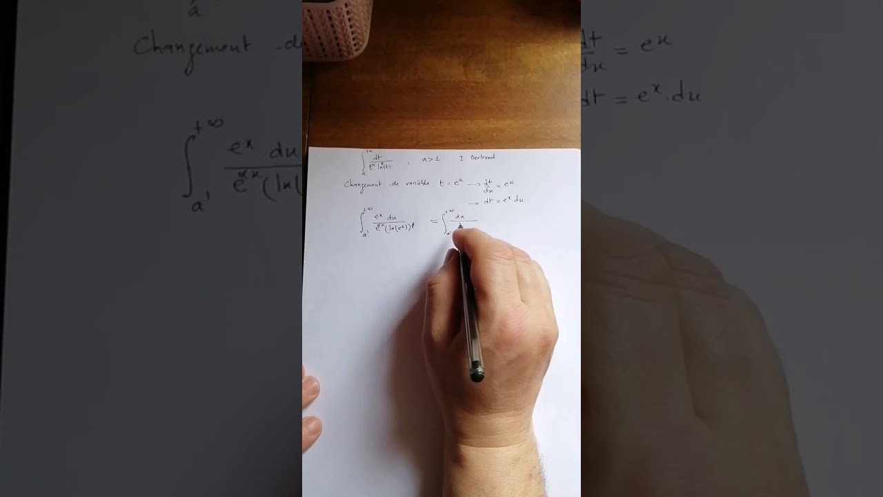 Integrale de Bertrand V5 - YouTube