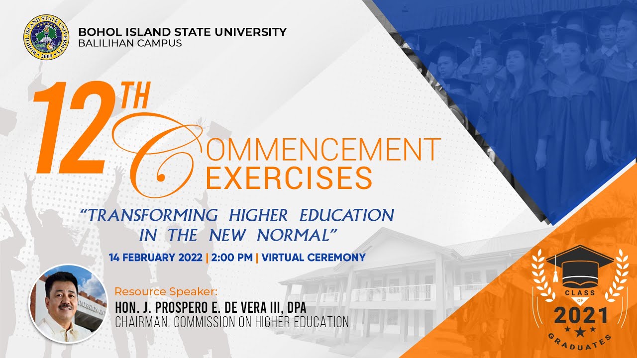 BISU Balilihan Campus 12th Commencement Exercises - YouTube