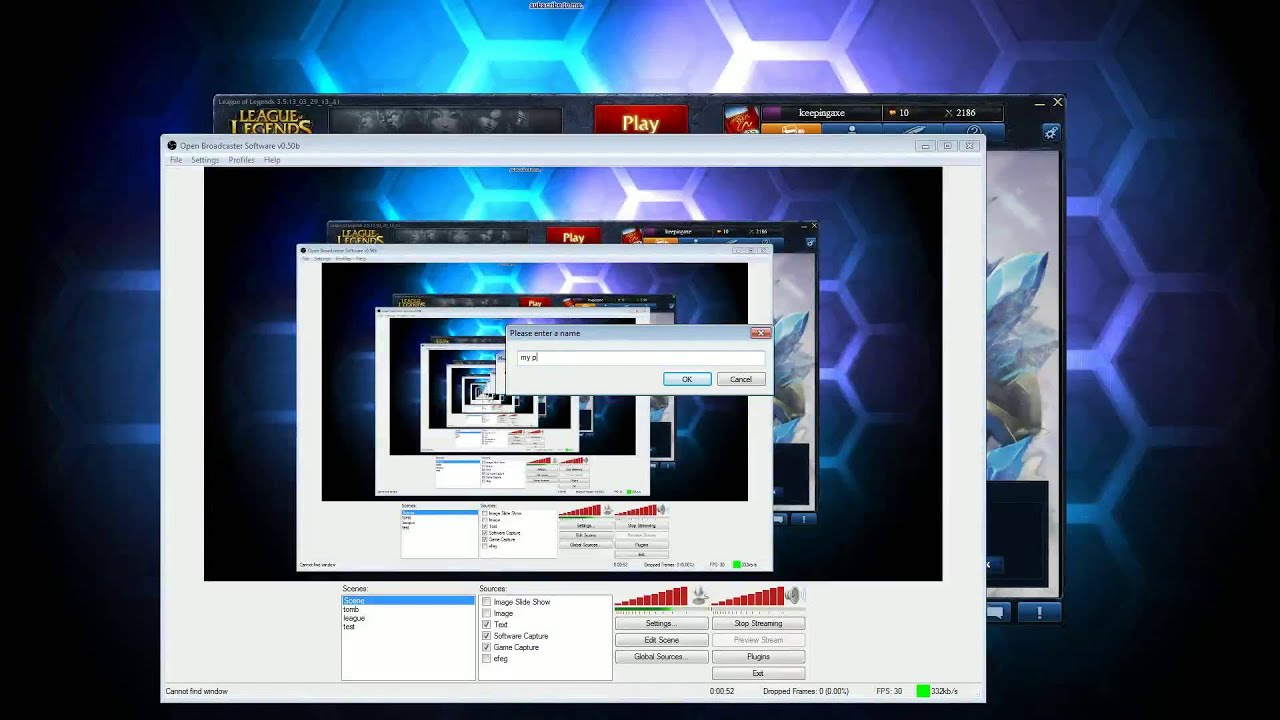 how to use open broadcaster software (OBC) - YouTube