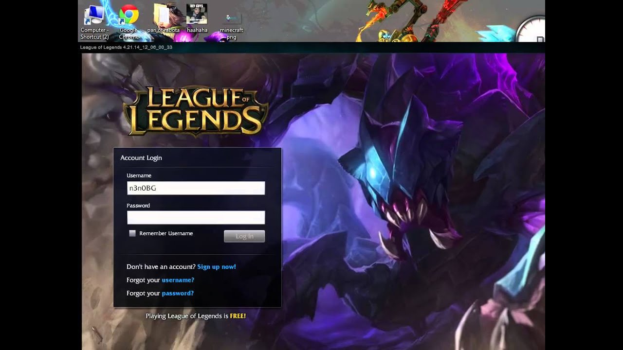 League of Legends Rek Sai Login screen + Music - YouTube