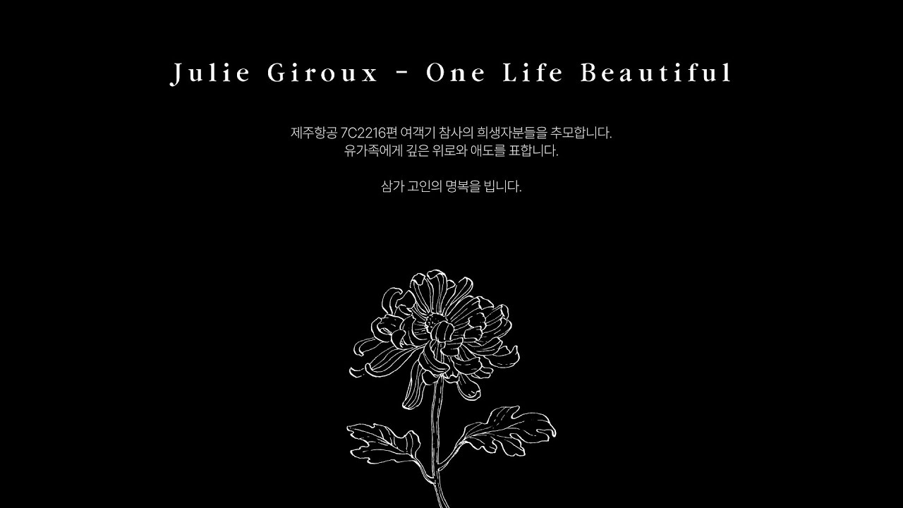 [#웅망진창클래식] 소중한 가족들을 되돌아보는 추모곡, Julie Giroux - One LIfe Beautiful - YouTube